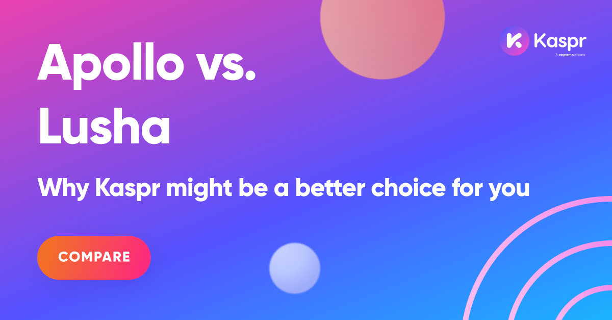Apollo Vs Lusha - Is Kaspr Better?