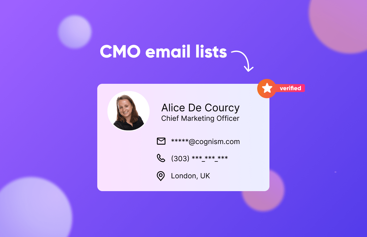9 Chief Marketing Officers (CMO) Email List Tools [Free]